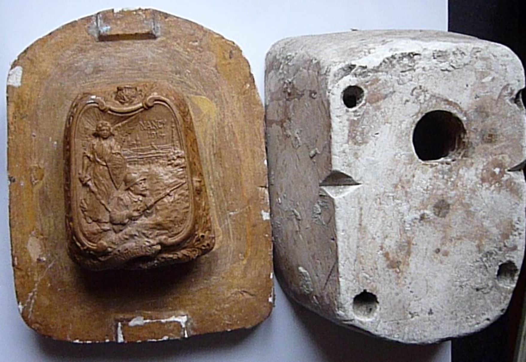 Sculptures dans les tranchées, Inventaire de Victor Huel, sculpteur ...